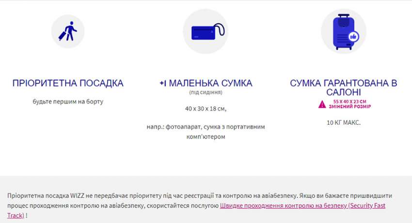 Важливо! Wizz Air змінює правила провозу ручної поклажі! :: Lowcost UA